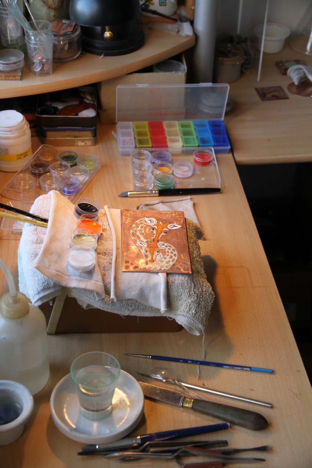 L’EMAIL GRAND FEU - Cristal et métal - Florence Closset